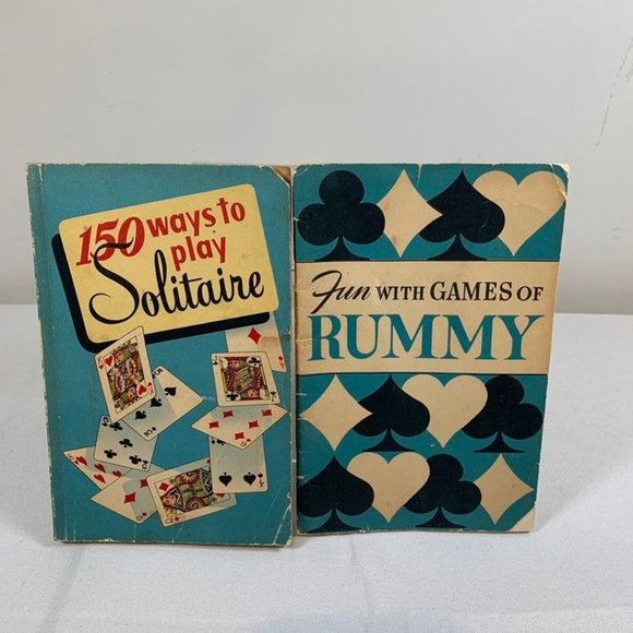 Games | Vintage 195 150 Ways To Play Solitaire Fun With Games Of Rummy ...